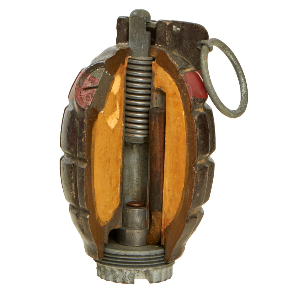 Original British WWII Pair of Mills Bomb No. 36M MKI Training Cutaway ...