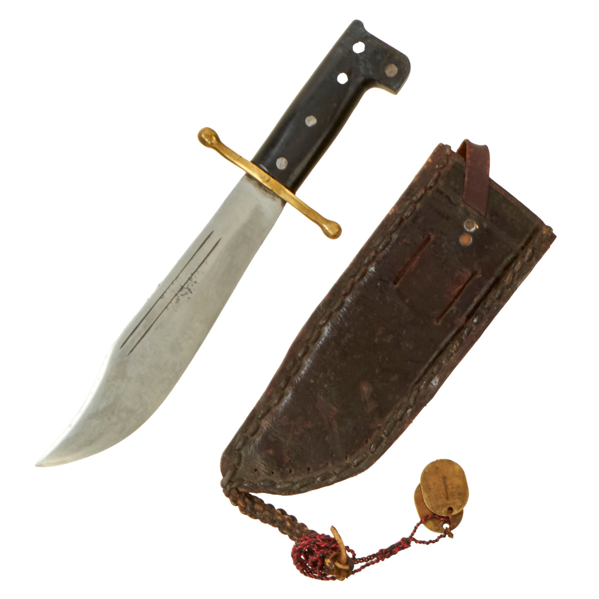 Original U.S. WWII Named Marine Corps V44 Pilot Survival Kit Bowie Kni ...