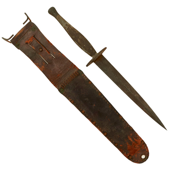 Original U.S. WWII USMC Marine Raider Stiletto Dagger with M6 Sheath ...