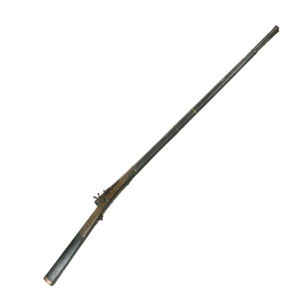 Original Indian Toradar Matchlock Musket with Silver-Inlaid Barrel c ...