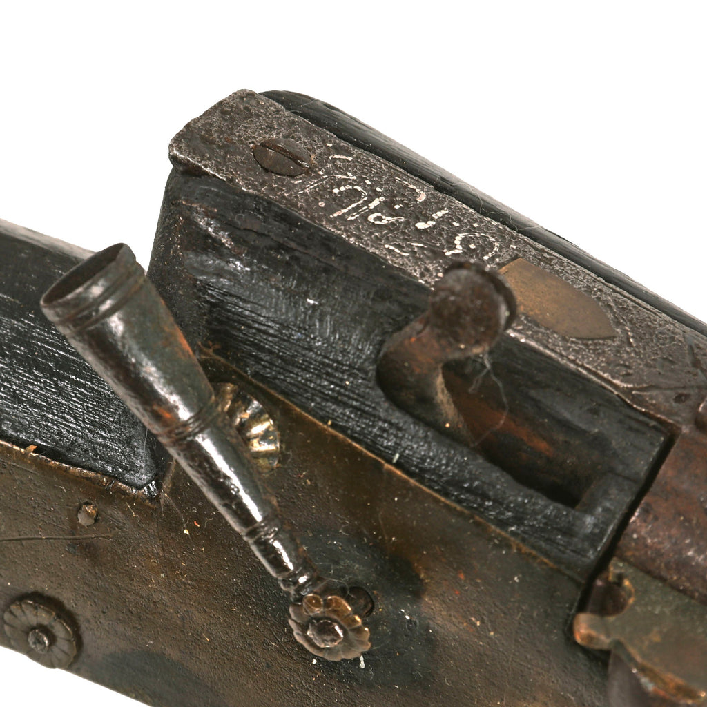 Original Indian Toradar Matchlock Musket with Silver-Inlaid Barrel c ...