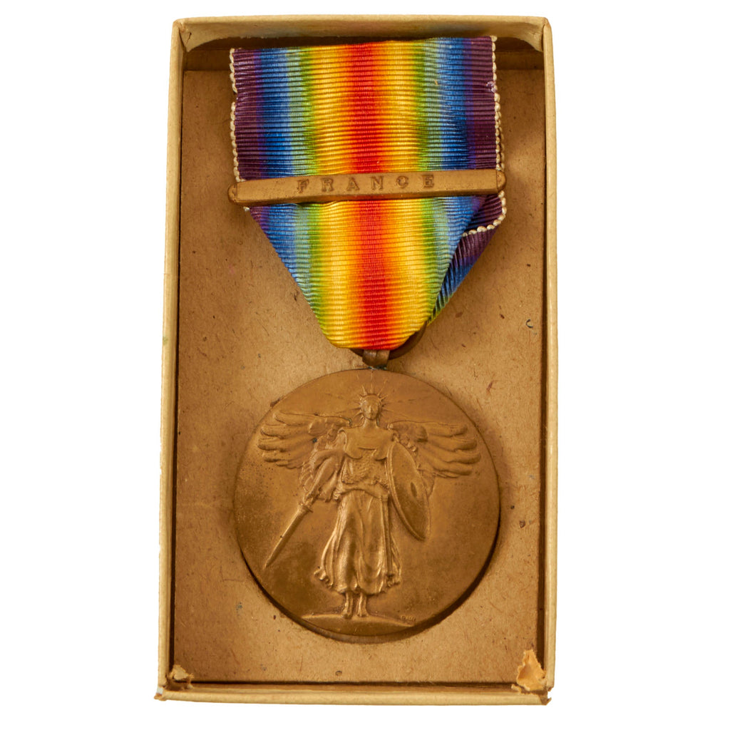Original U.S. WWI Victory Medal in Original Shipping Box - 49th Coasta ...