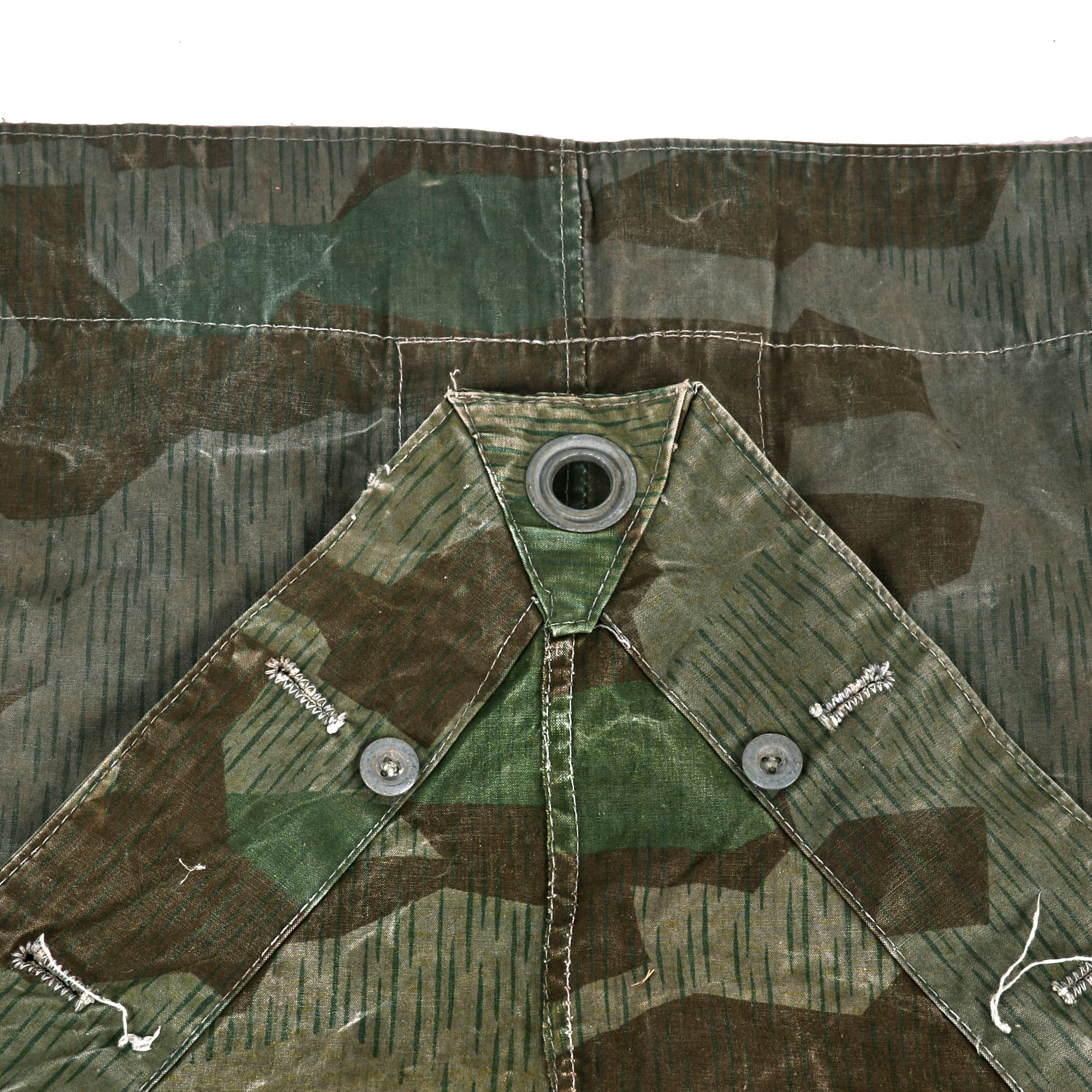Original German WWII Zeltbahn Tent Quarter & Poncho in Splinter Patter ...