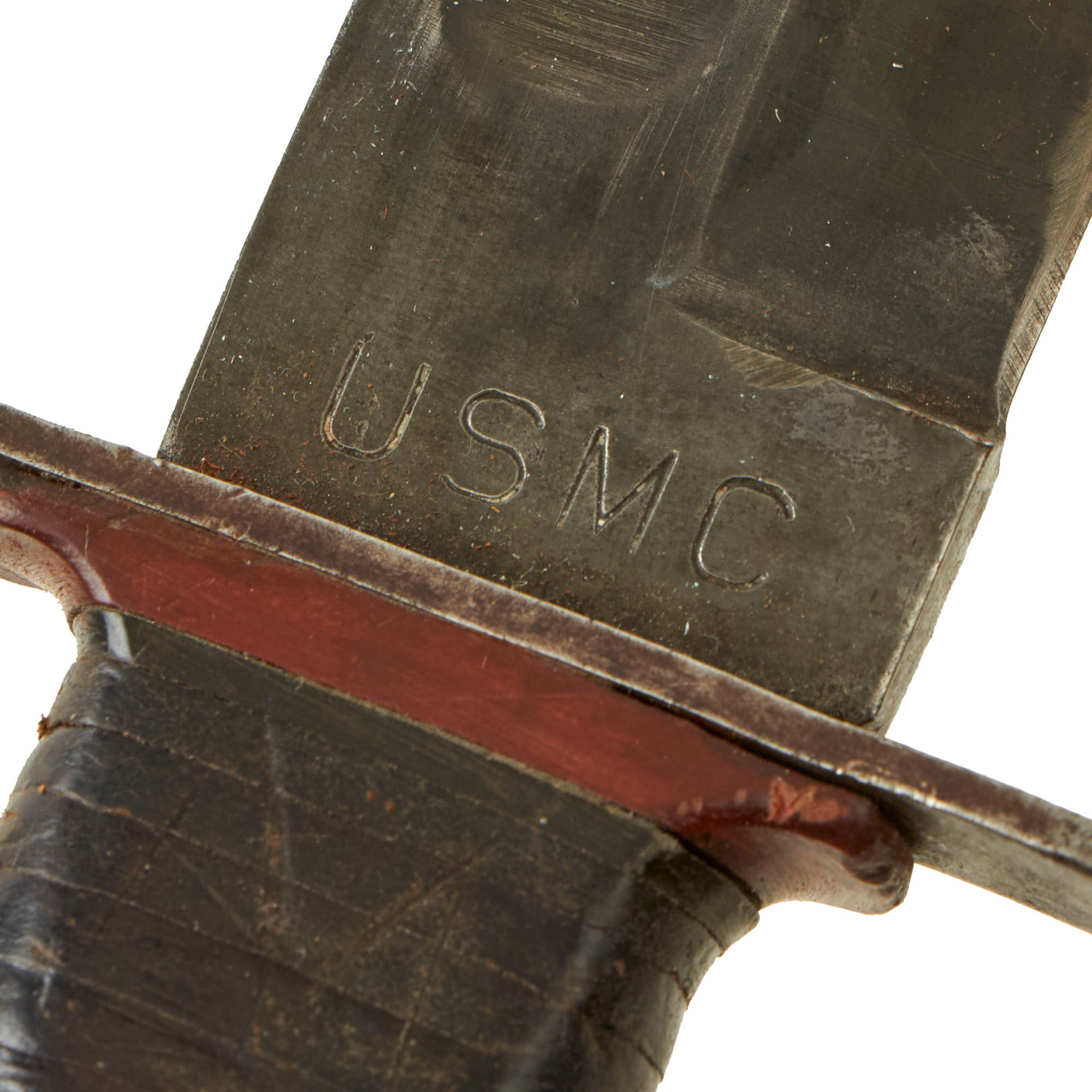 Original U.S. WWII USMC Mark 2 KA-BAR Fighting Knife With Leather Shea ...