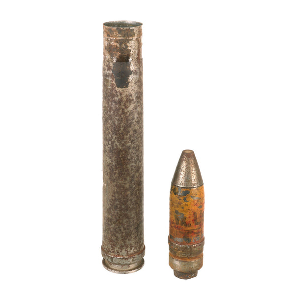 Original German WWII Flak High Explosive 3.7cm Shell - 37mm Anti-Tank ...