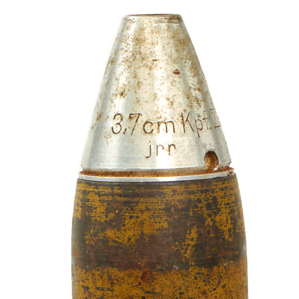 Original German WWII Flak High Explosive 3.7cm Shell - 37mm Anti-Tank ...