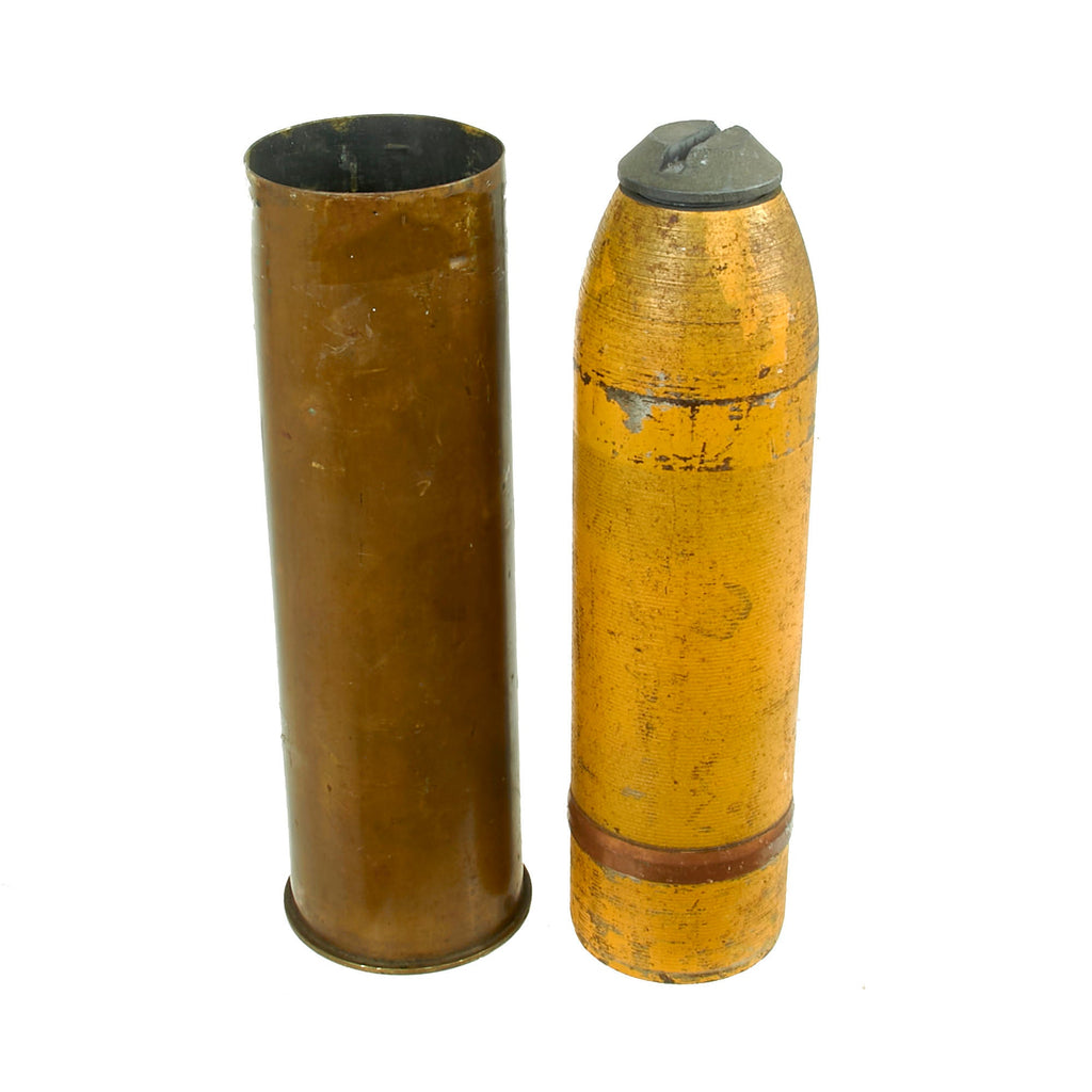 Original U.S. Pre-WWI 3-Inch M1902 Field Gun Artillery Round & Casing ...