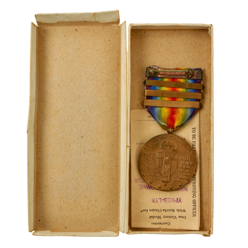 Original U.S. WWI Named 37th Division Victory Medal in Original Shippi ...