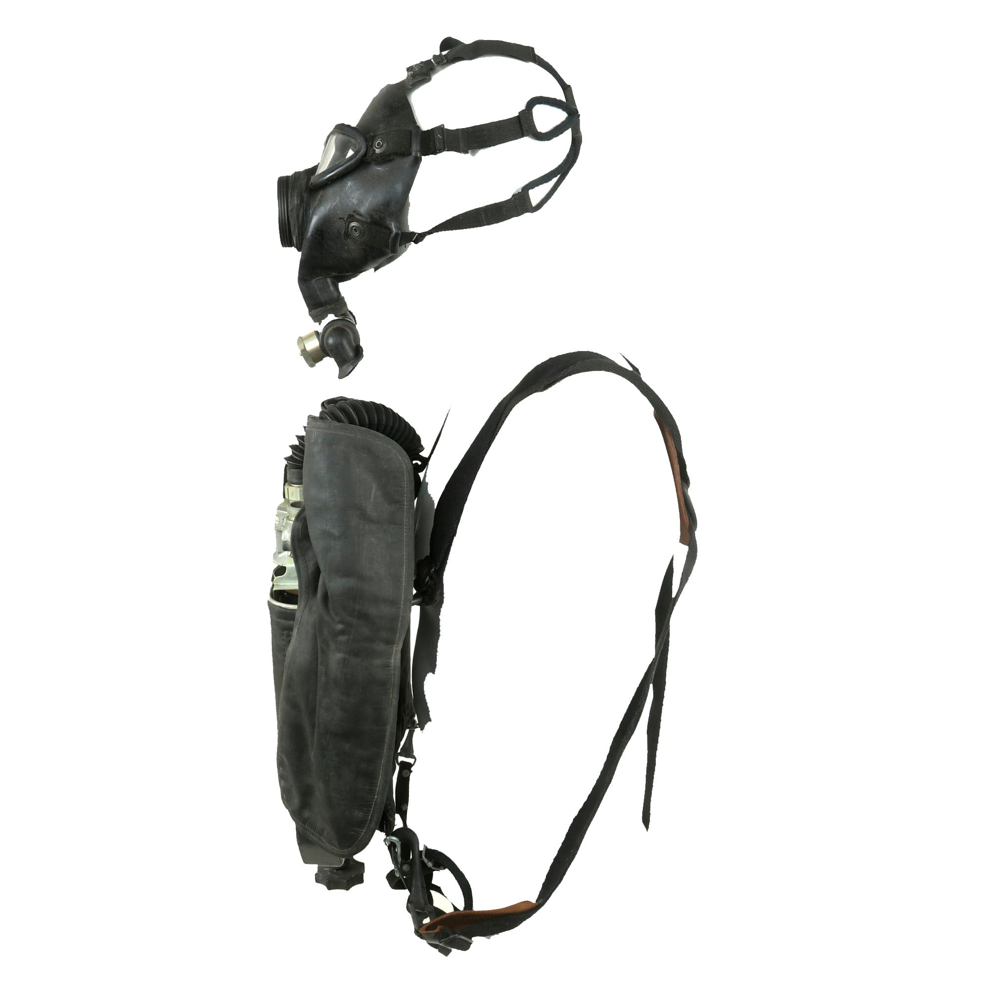 Original U.S. WWII Navy Oxygen Breathing Rescue Apparatus Type A-1 wit ...
