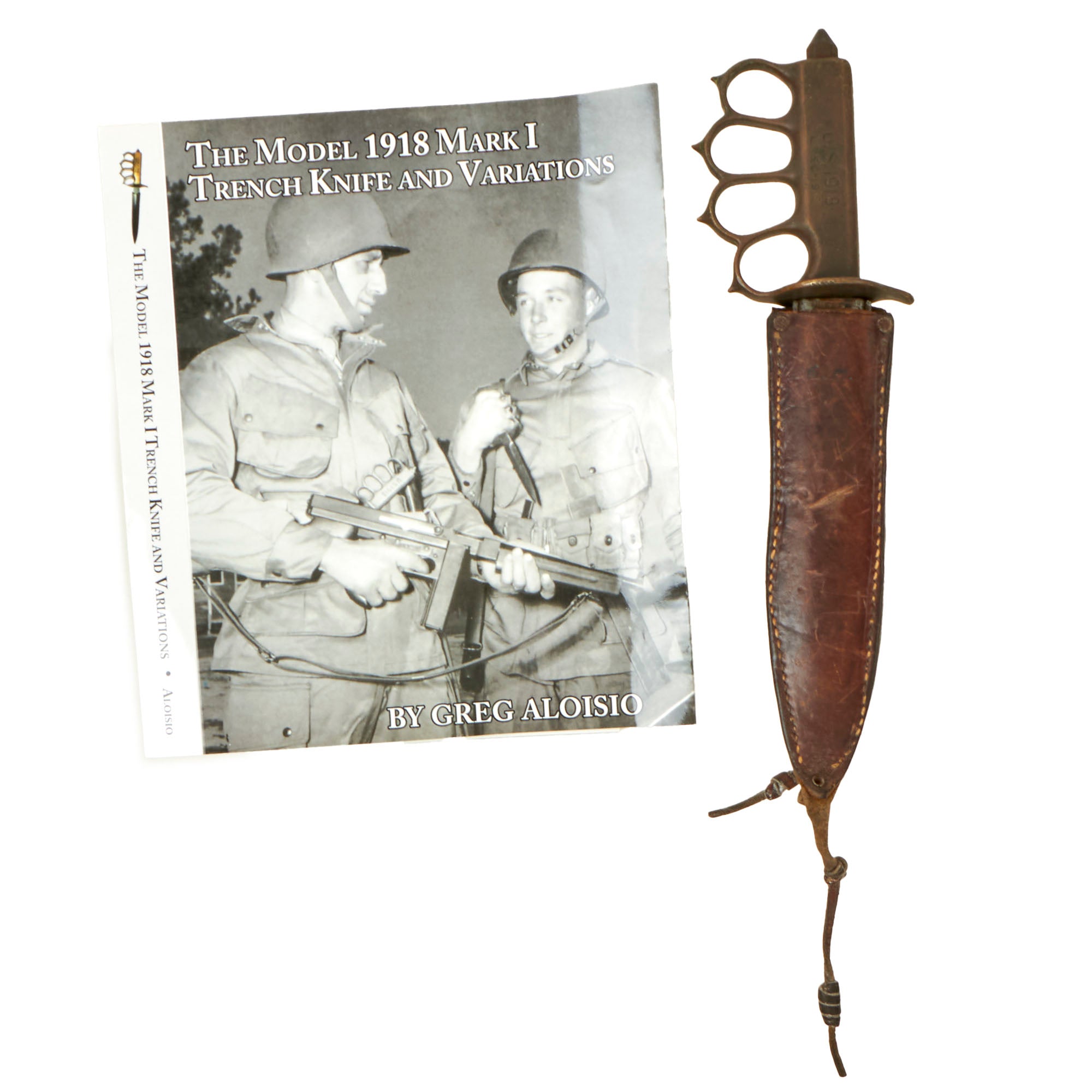Original U.S. WWI Model 1918 Mark 1 Trench Knife with Modified Scabbar ...