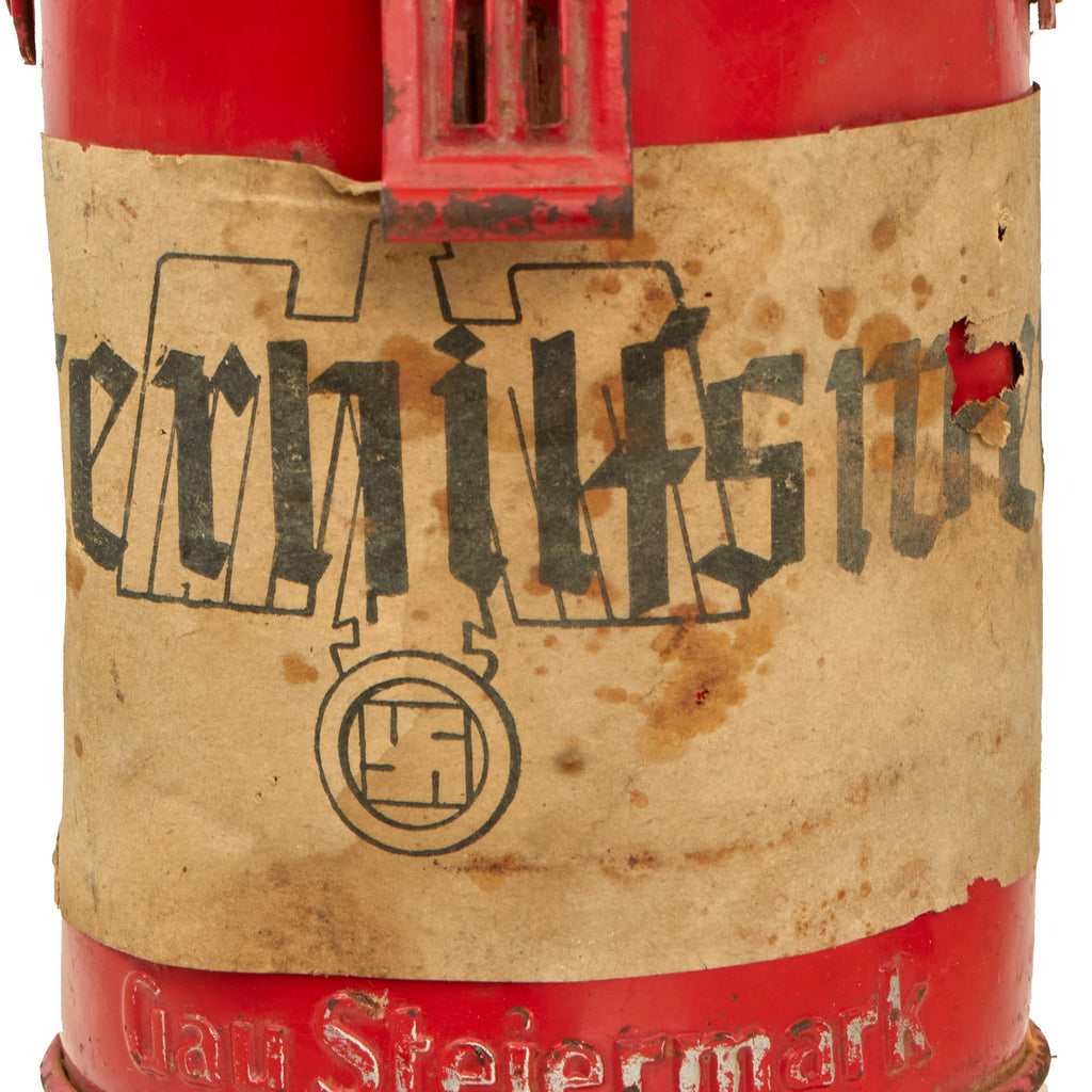 Original German WWII WHW Gau Steiermark Donation Can by Westermann & C ...