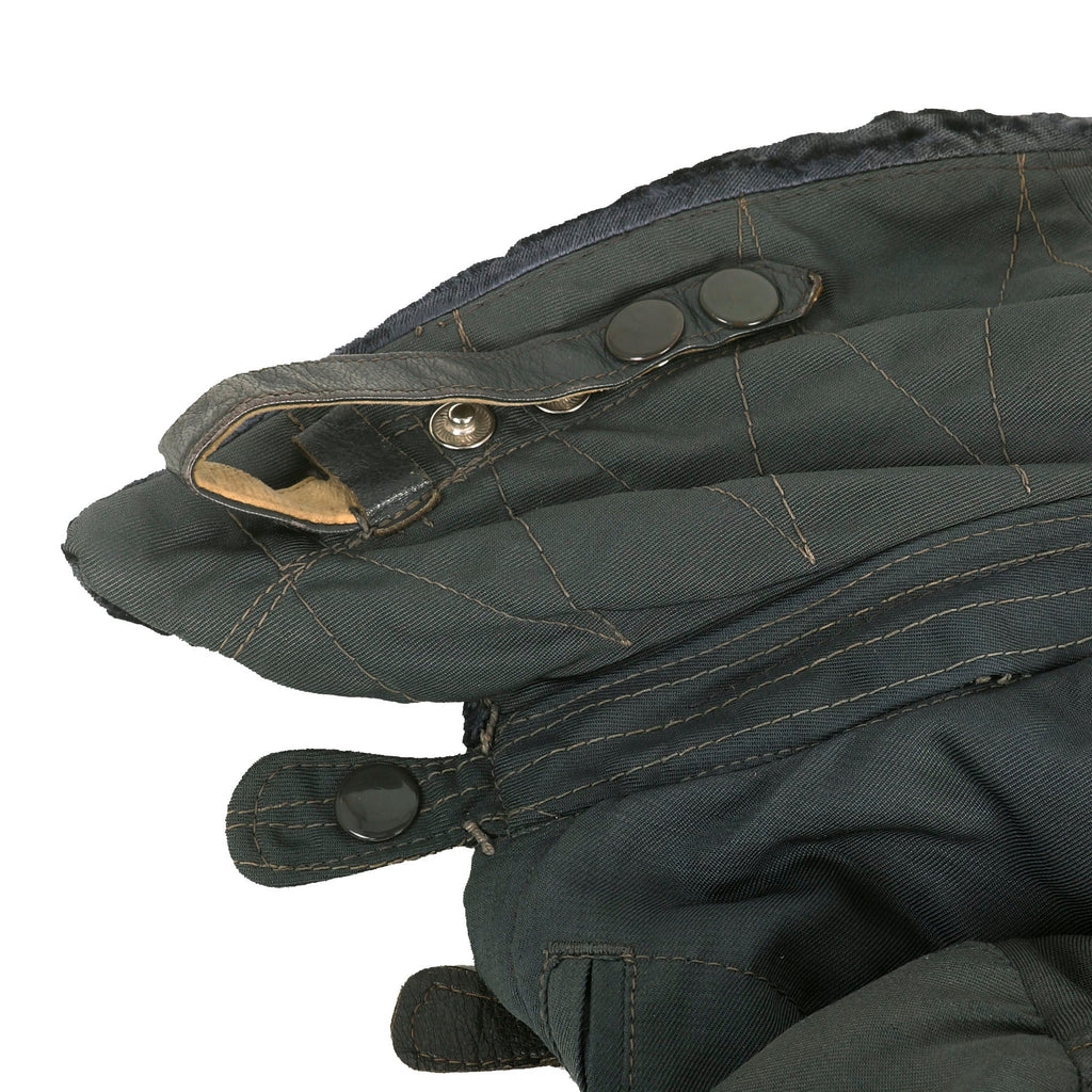 Original German WWII Luftwaffe Blue Electric Heated Officer's Winter F ...