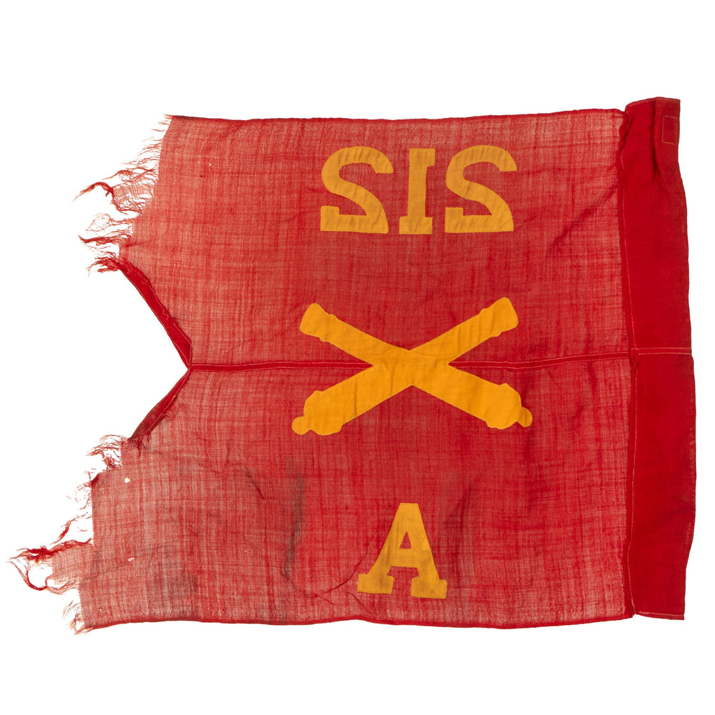 Original U.S. WWII 212th Artillery Group Battery A Swallowtail Guidon ...