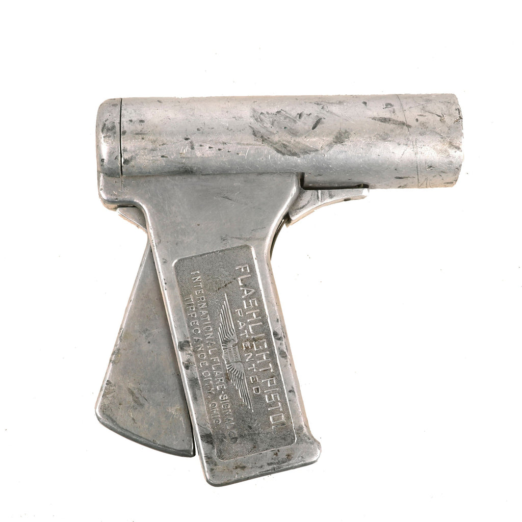 Original U.S. WWII International Flare Signal Co 37mm Flashlight Pisto ...