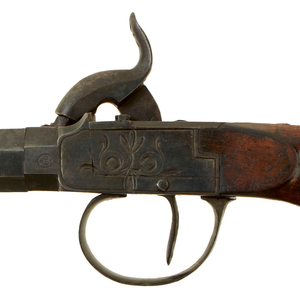 Original Victorian Era Belgian Side Hammer Percussion Boot Pistol with ...