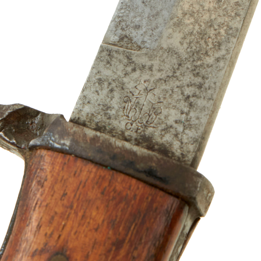 Original Imperial German WWI Shrapnel-Damaged Kurzes Seitengewehr M189 ...