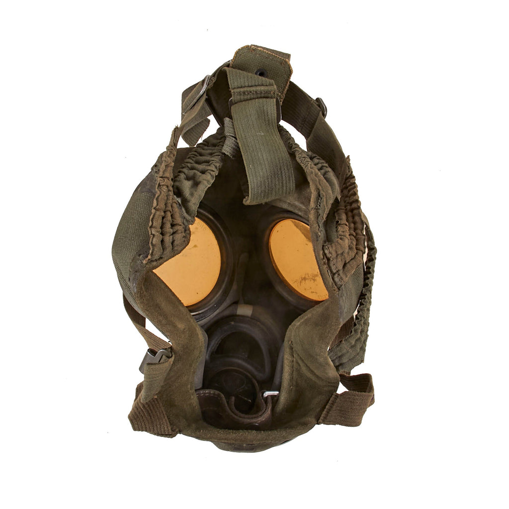 Original German WWII Named M30 2nd Model Size 1 Gas Mask with Fe 41 Fi ...
