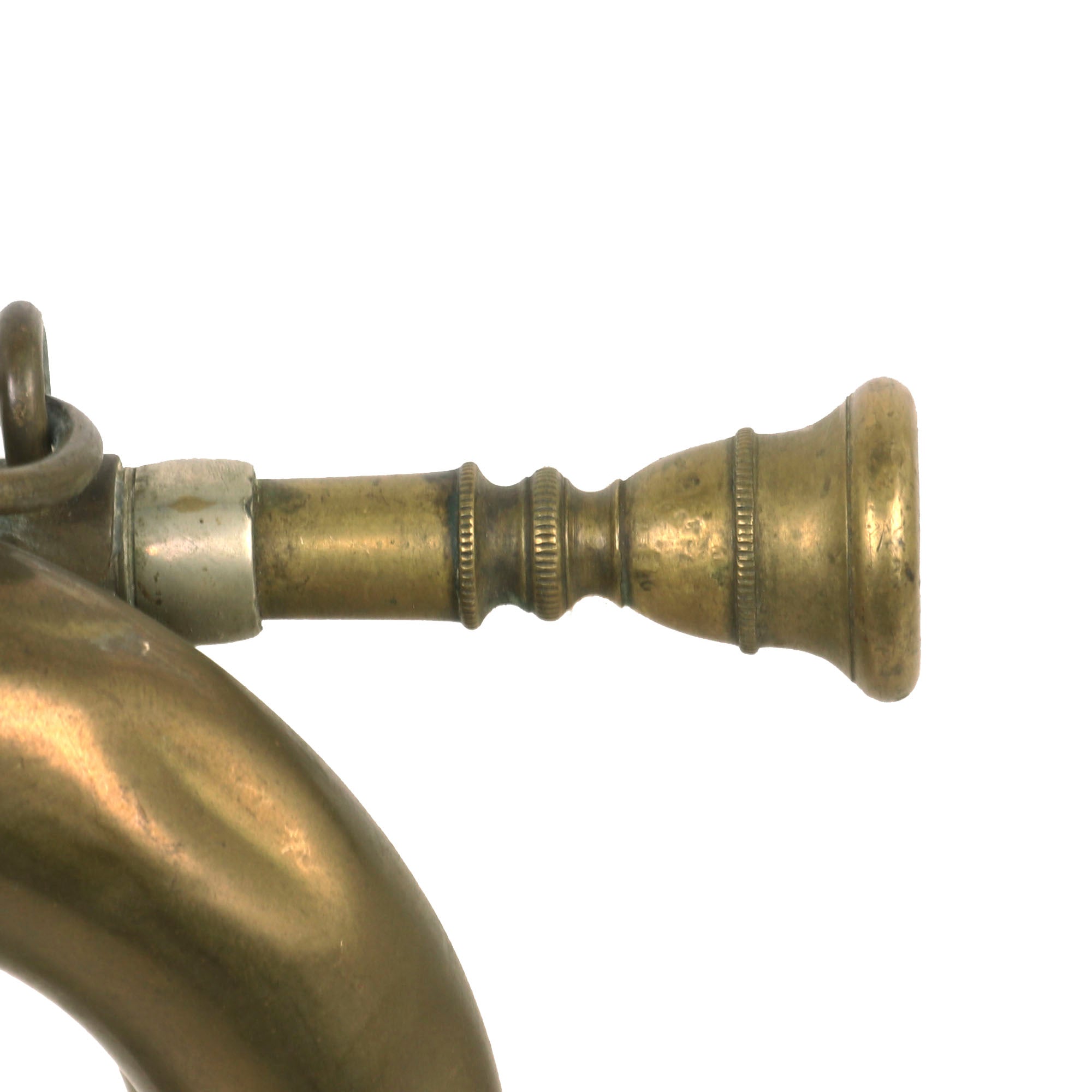 Original Imperial German WWI Military Bugle Bearing Prussian Crest - c ...