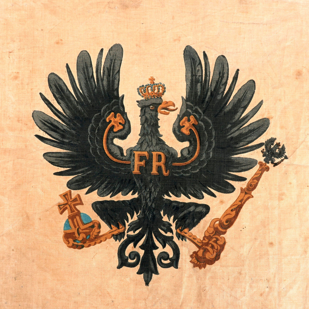 Original Imperial German WWI Prussian Pole Swallowtail Guidon with Pai ...