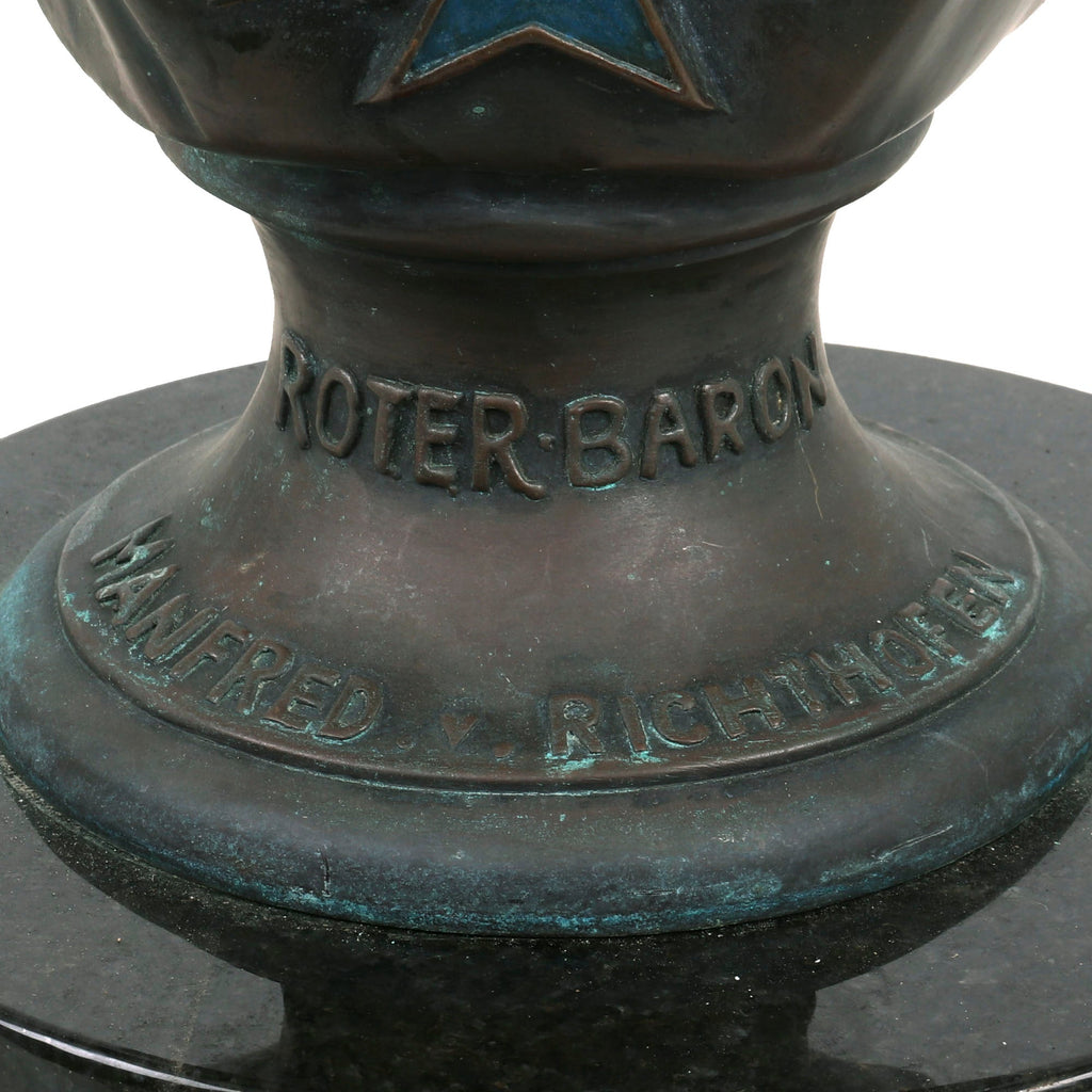 Original Imperial German WWI Red Baron - Bust of Manfred von Richthofe ...