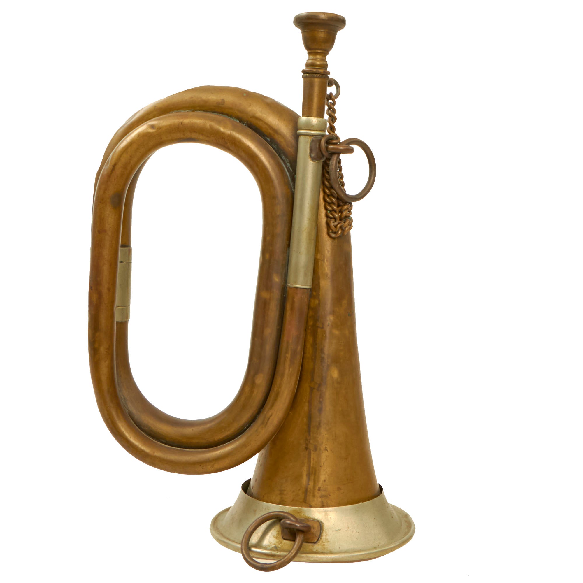 Original Imperial German WWI Military Bugle by A. K. Hüttl Graslitz ...