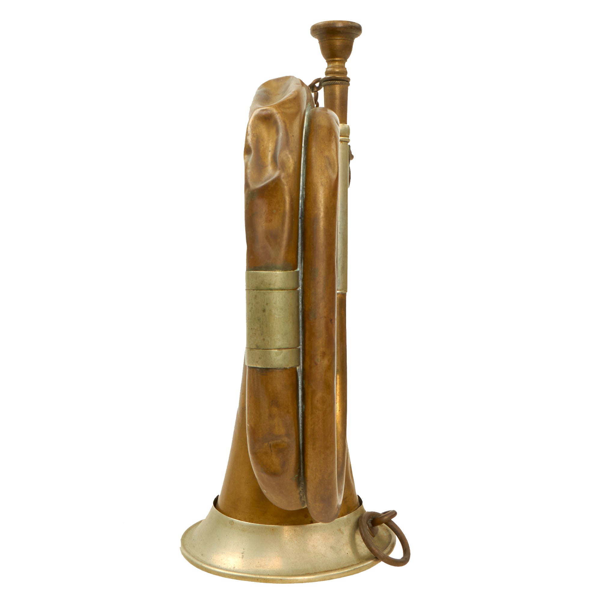 Original Imperial German WWI Military Bugle by A. K. Hüttl Graslitz ...