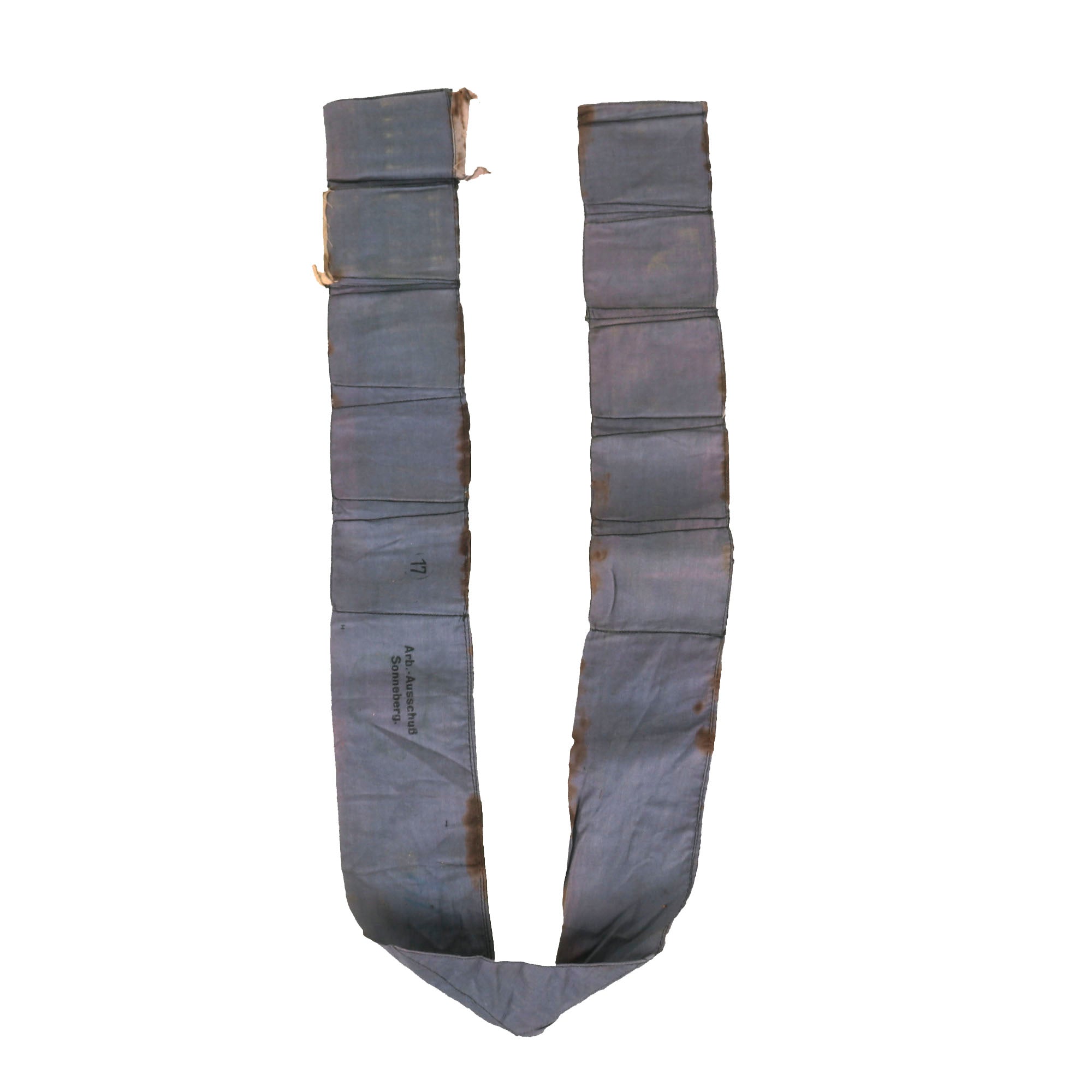 Original Imperial German WWI Incredibly Scarce Blue Cloth Bandolier wi ...