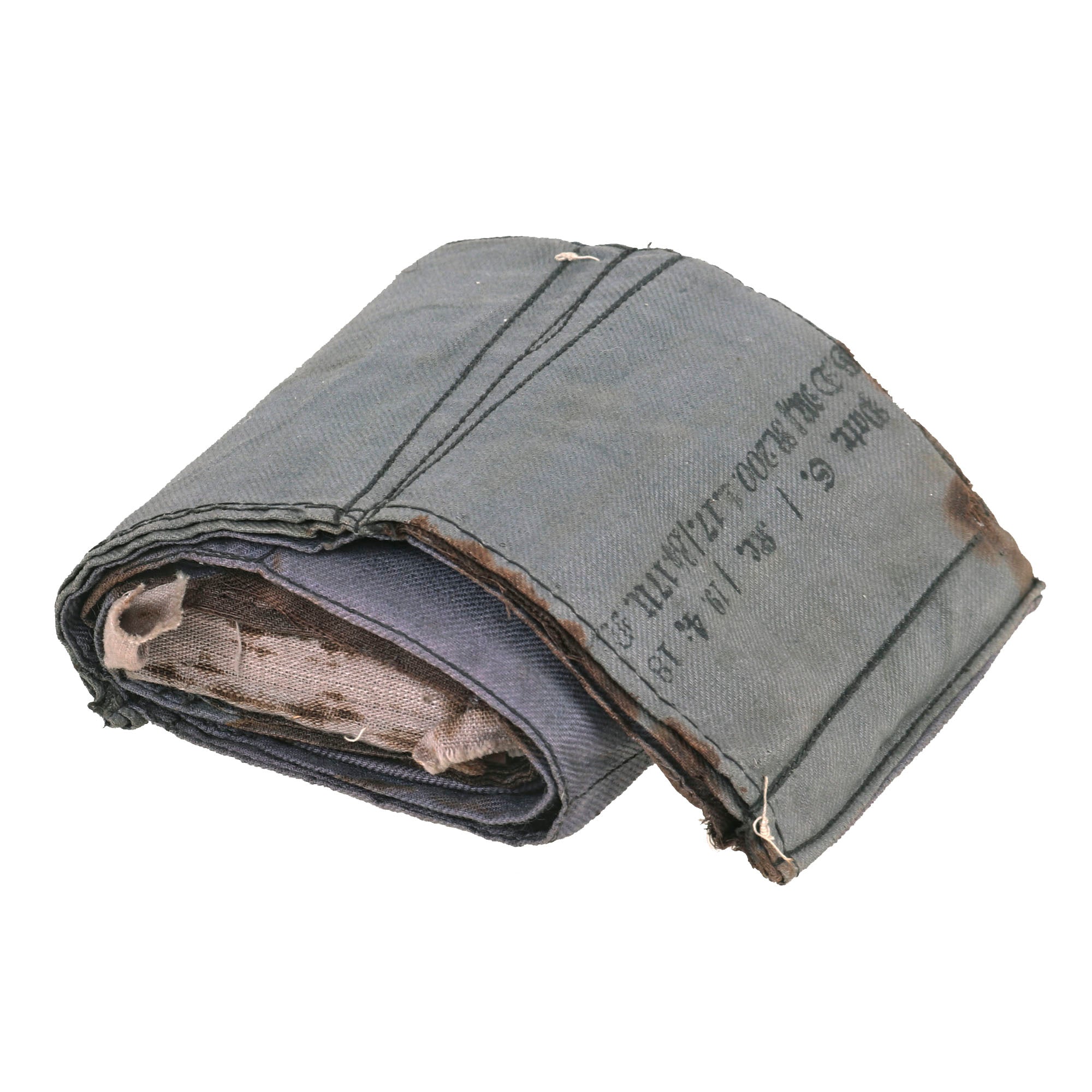 Original Imperial German WWI Incredibly Scarce Blue Cloth Bandolier wi ...