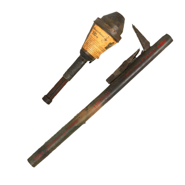 Original German WWII Inert Panzerfaust 100 Anti-Tank Rocket with Launc ...