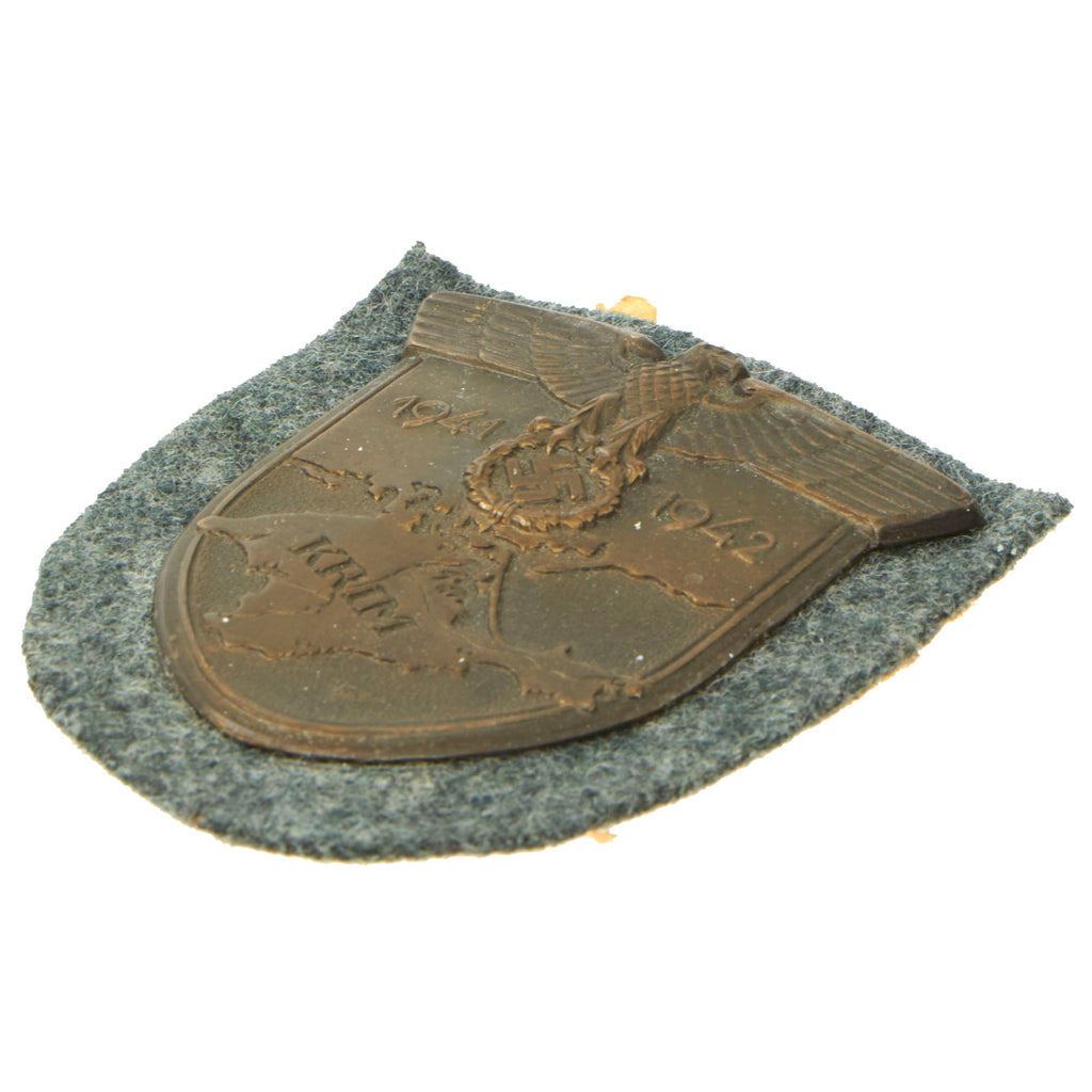 Original German WWII Heer Army Crimea Krim Shield Decoration with Back ...