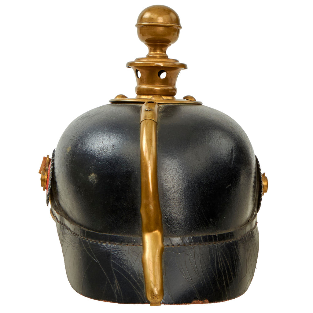 Original German WWI Prussian M1895 Artillery Pickelhaube Helmet Dated ...