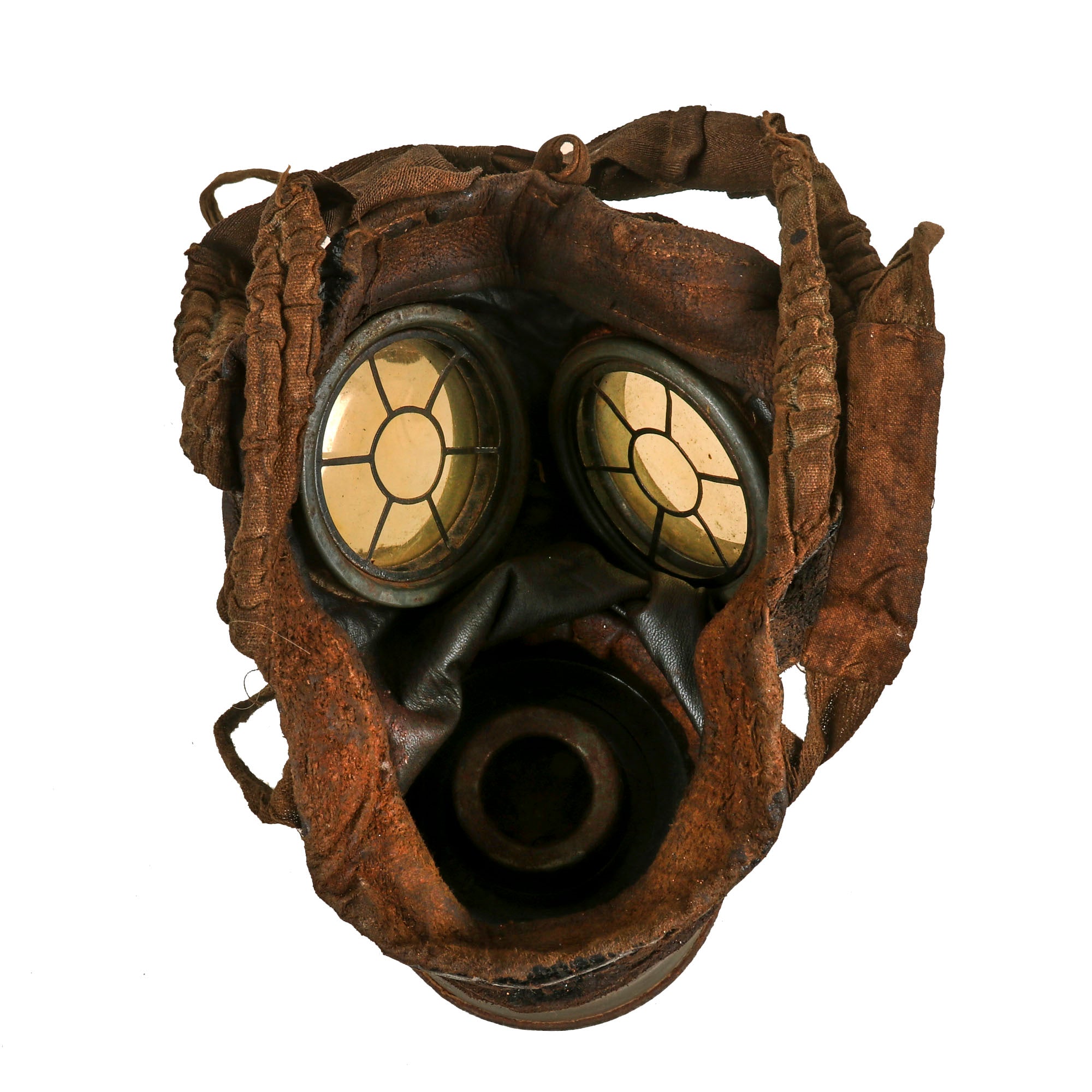 Original Imperial German WWI M1917 Ledermaske Gas Mask with Can ...