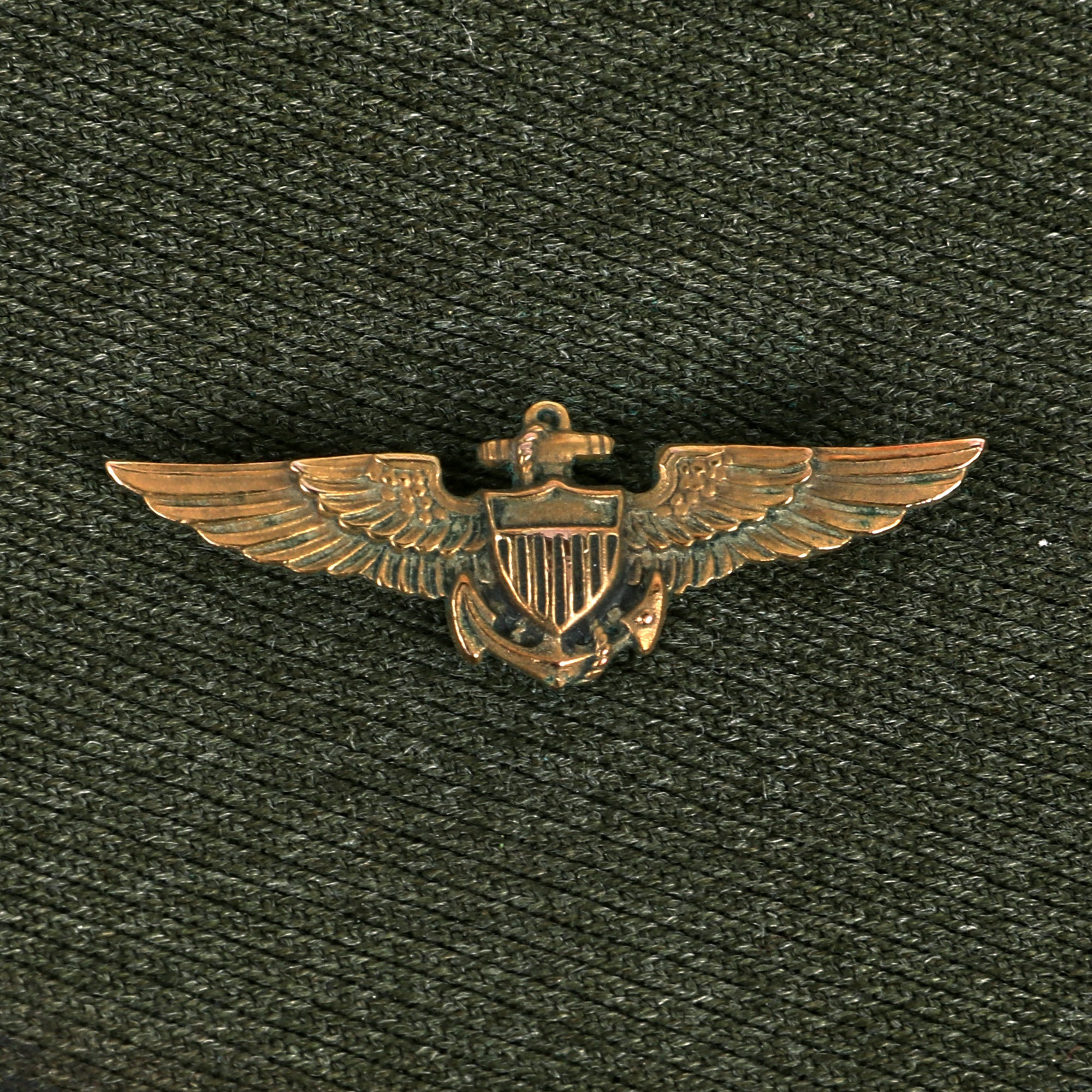 Original U.S. WWII Era US Navy “Combination Cap” Peaked Visor For WWII ...