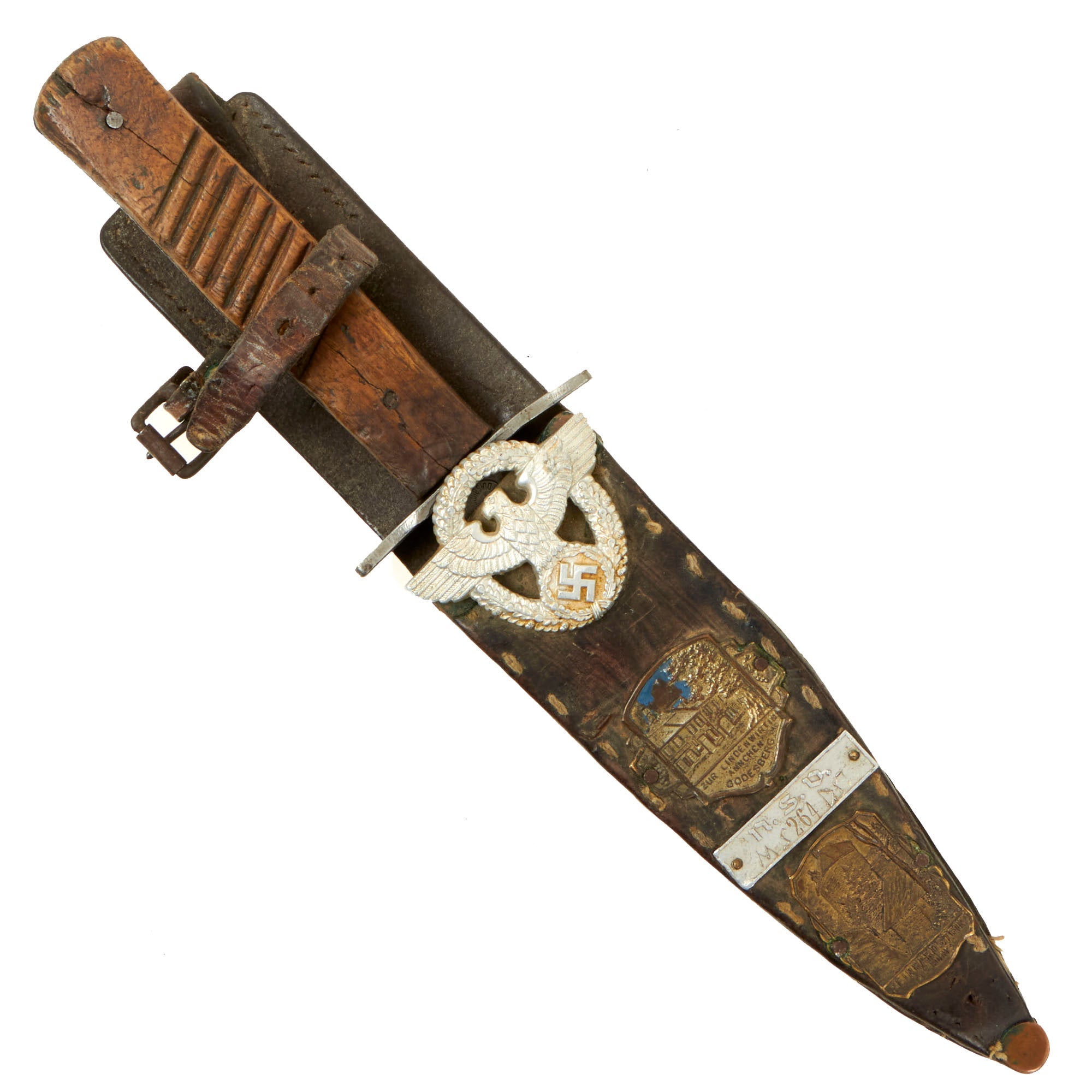 Original German WWI Trench Fighting Knife by DEMAG with WWII USGI Deco ...