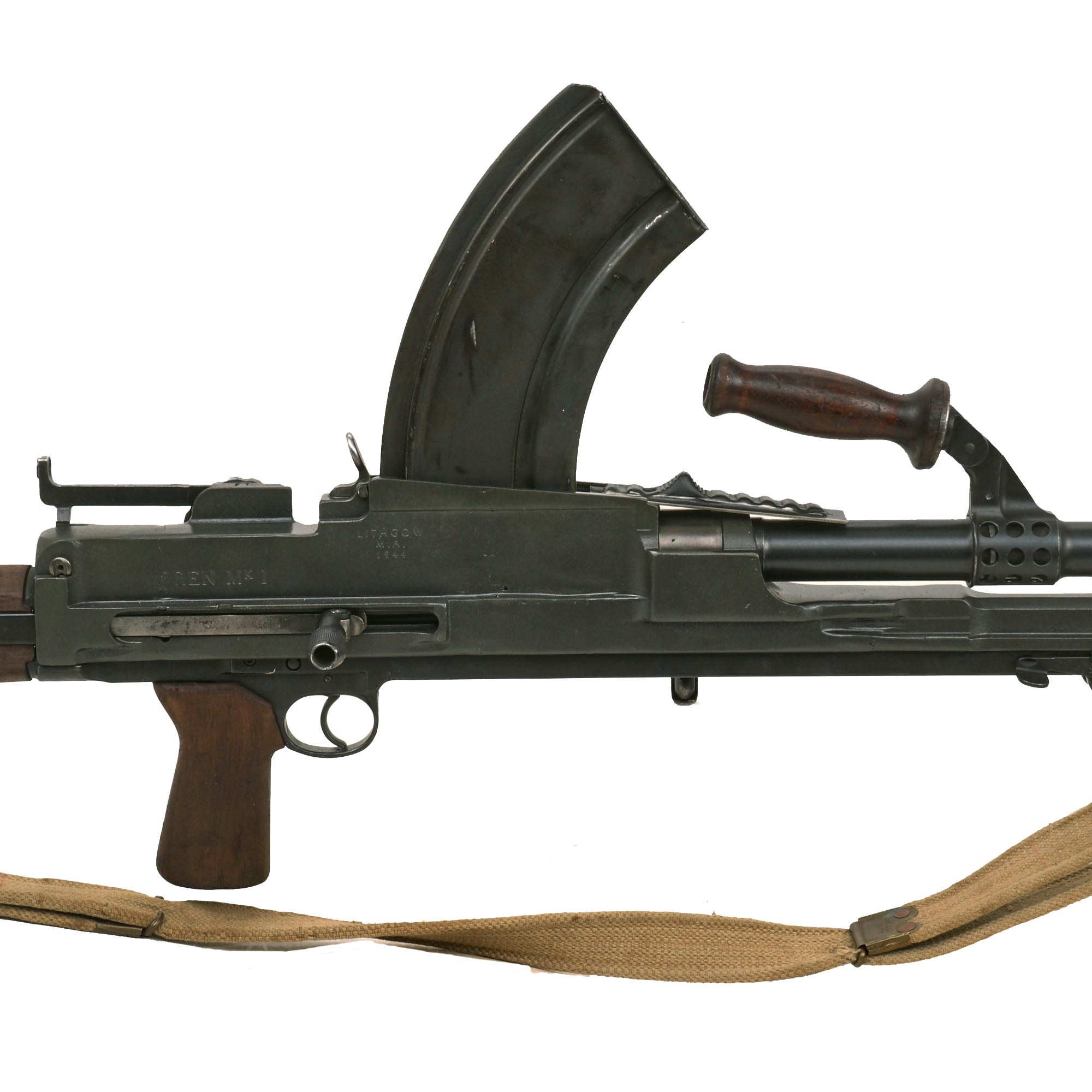 Original WWII 1944 Dated British Bren MkI* Display Light Machine Gun b ...