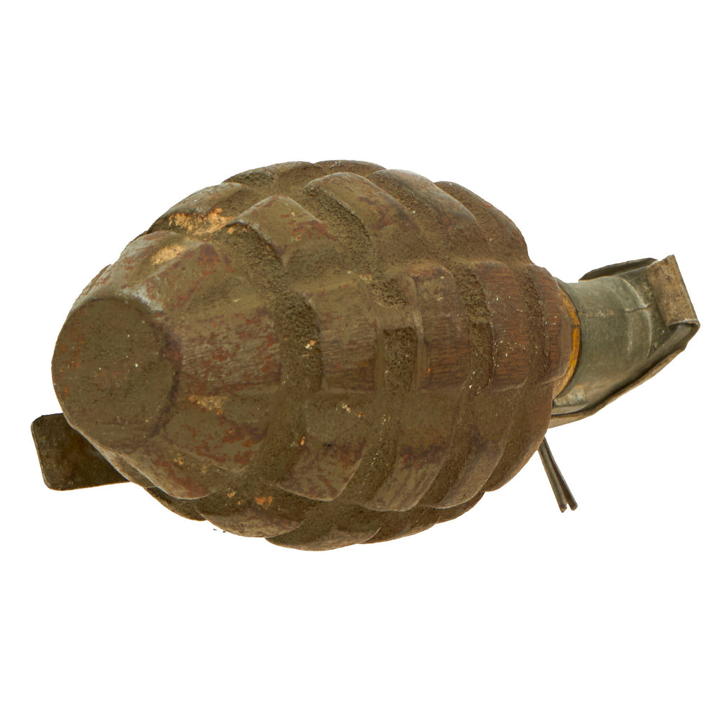 Original U.S. WWII Inert MkII Pineapple Grenade with Yellow Ring with ...
