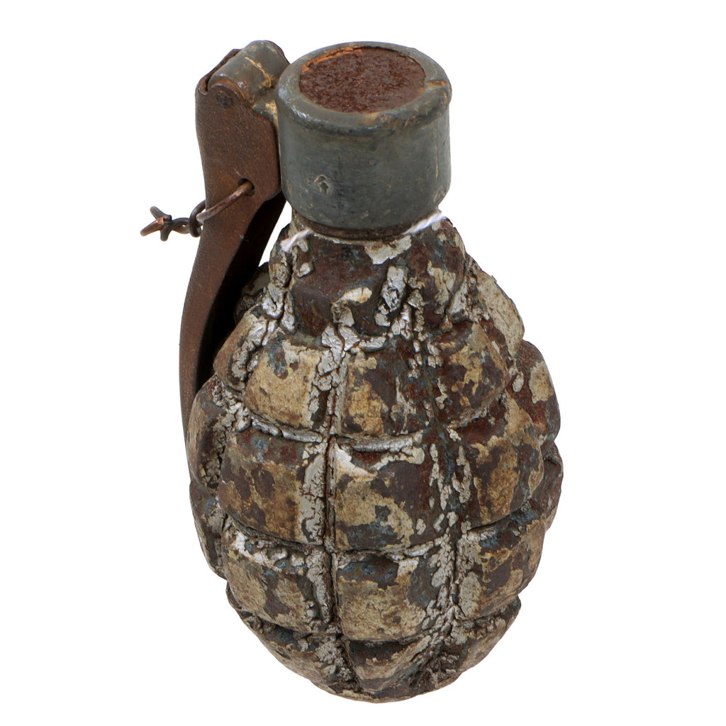 Original French WWII F1 Hand Grenade with Mle 1935 Fuze - Inert ...