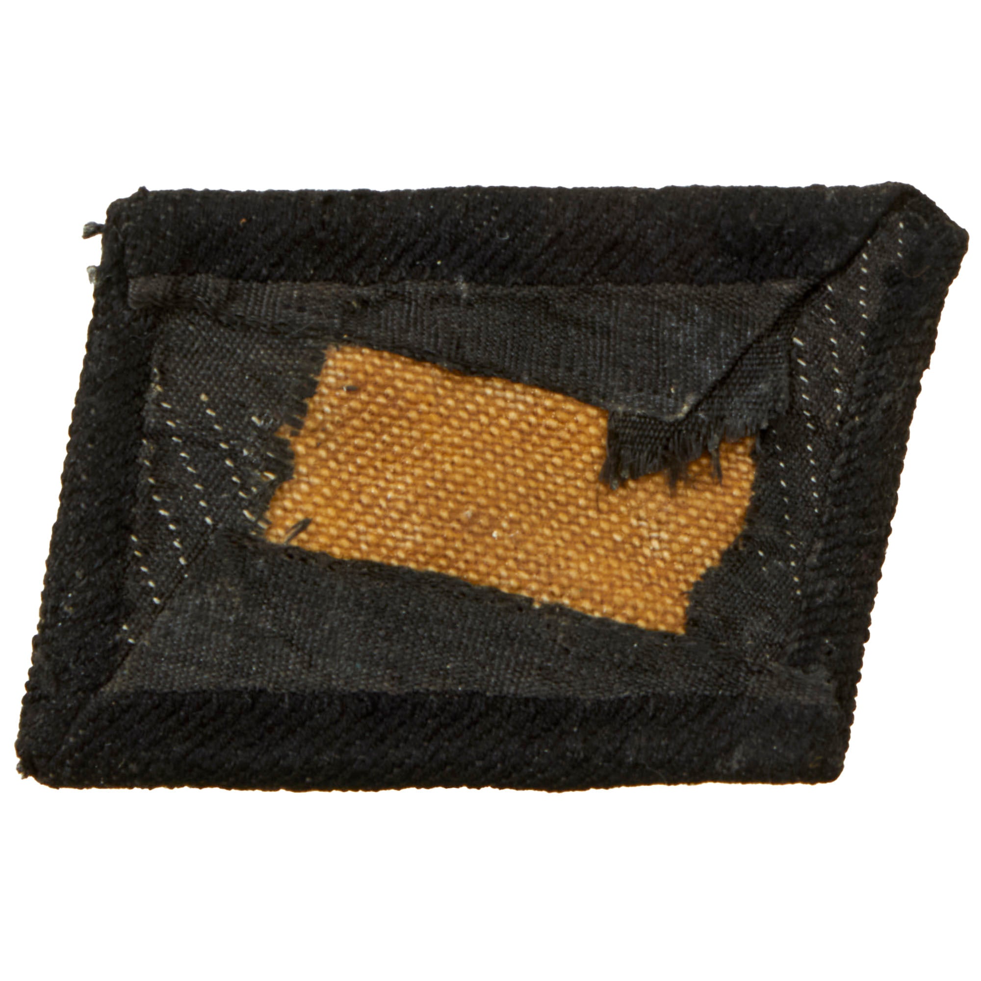 Original German WWII SS Flatwire Embroidered EM/NCO Double Sig Rune Co ...