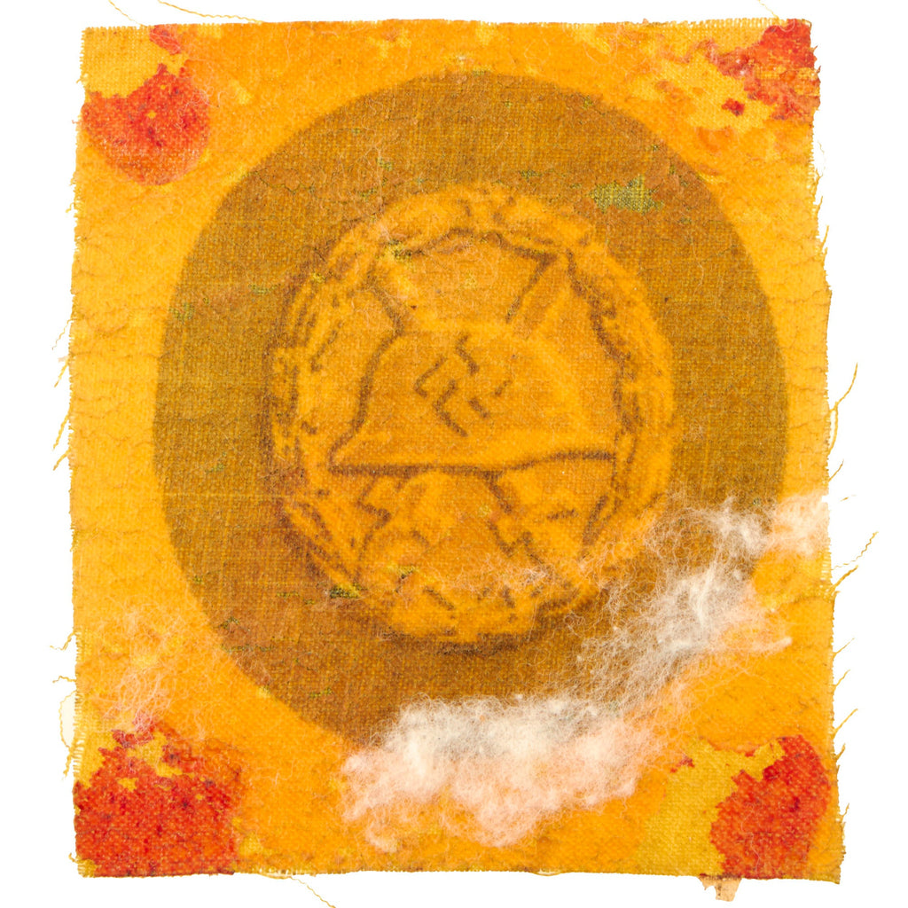 Original Rare German WWII Cloth First Class Gold Wound Badge - Scarce ...