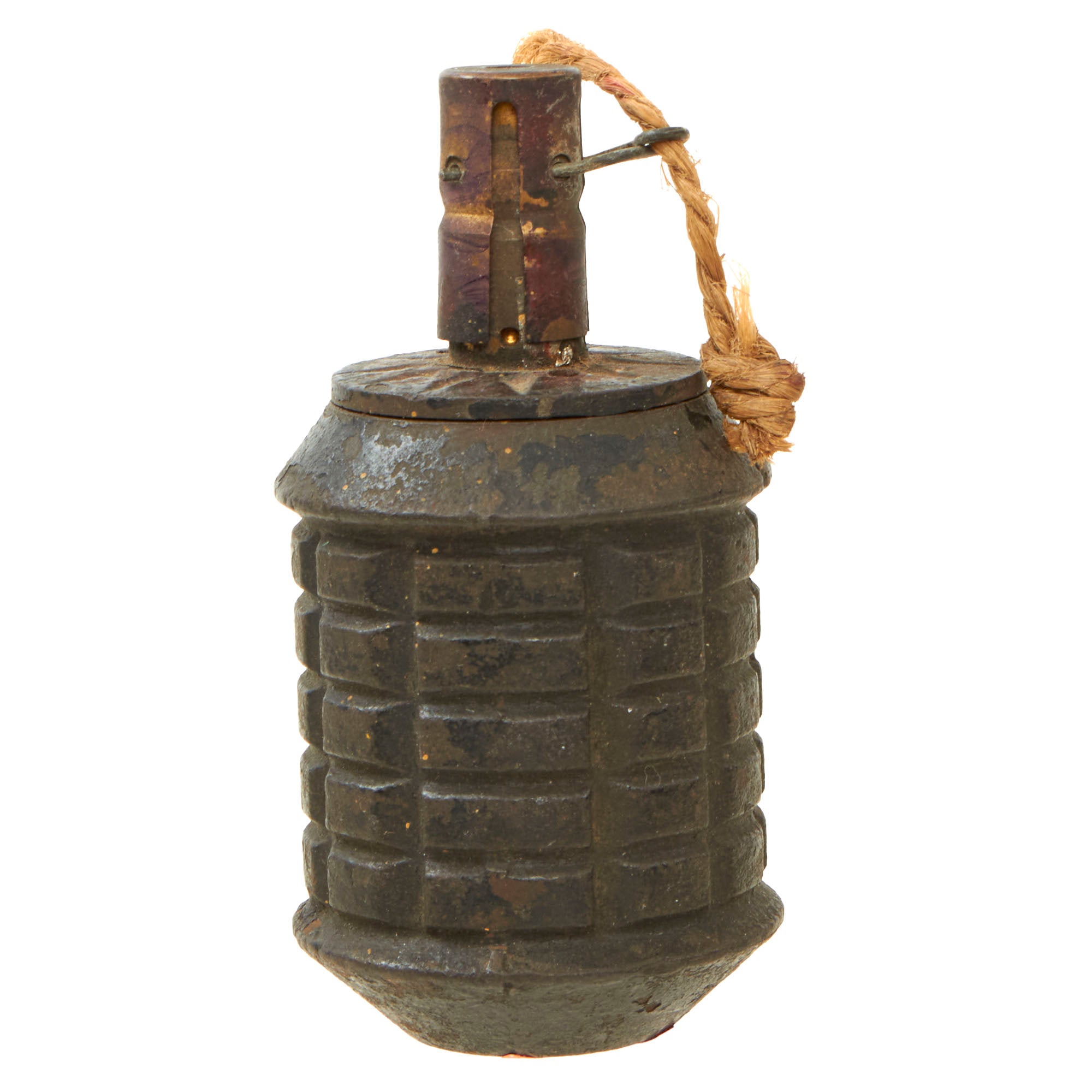 Original Japanese WWII 1940 Dated Type 97 Inert Fragmentation Hand Gre ...