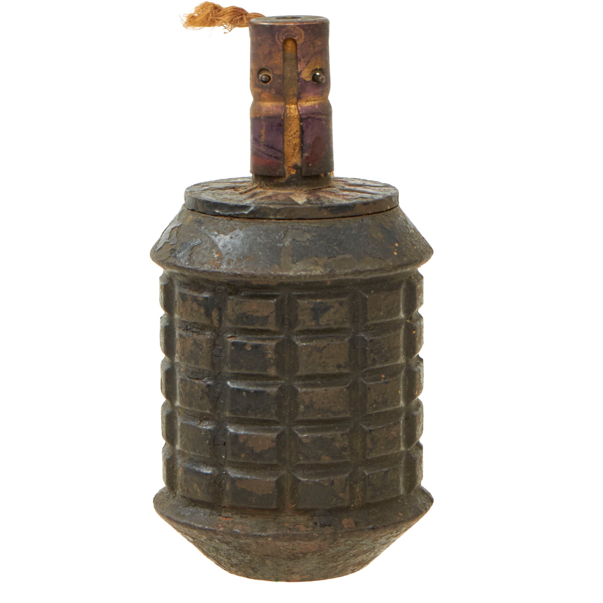 Original Japanese WWII 1940 Dated Type 97 Inert Fragmentation Hand Gre ...
