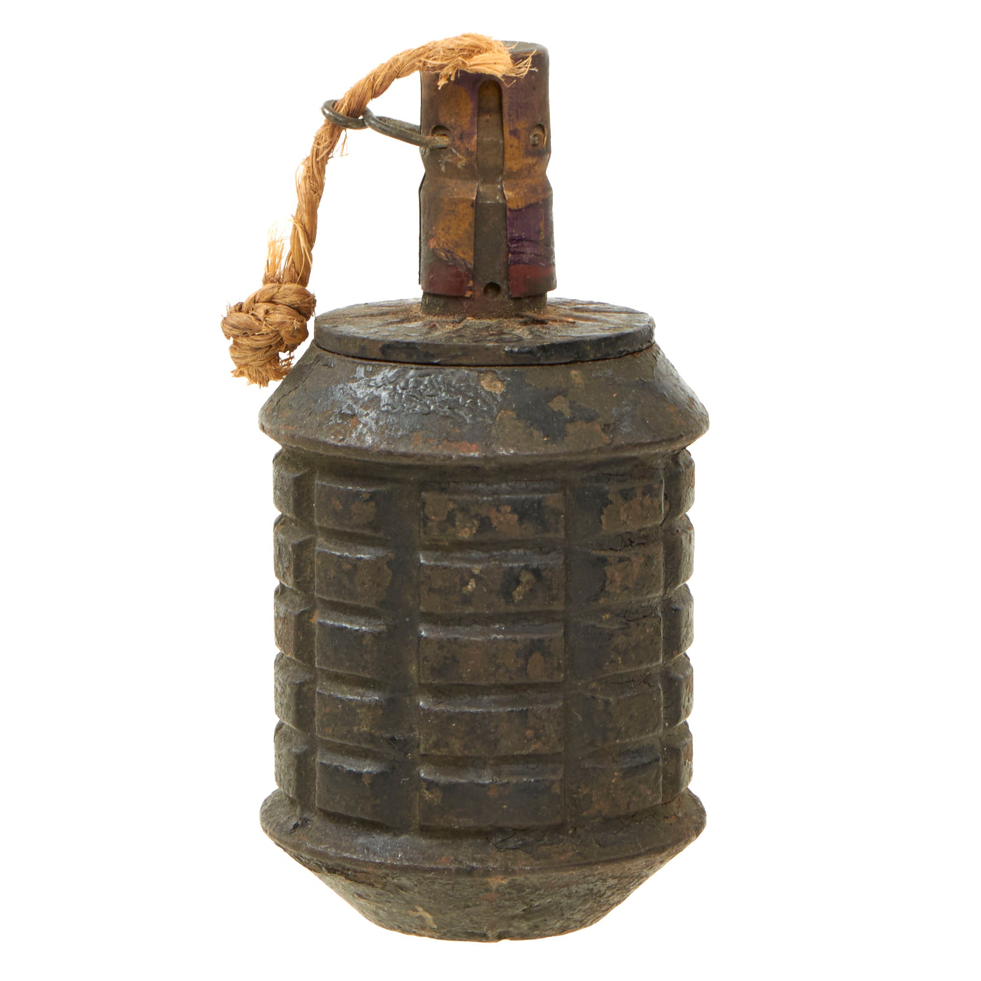 Original Japanese WWII 1940 Dated Type 97 Inert Fragmentation Hand Gre ...