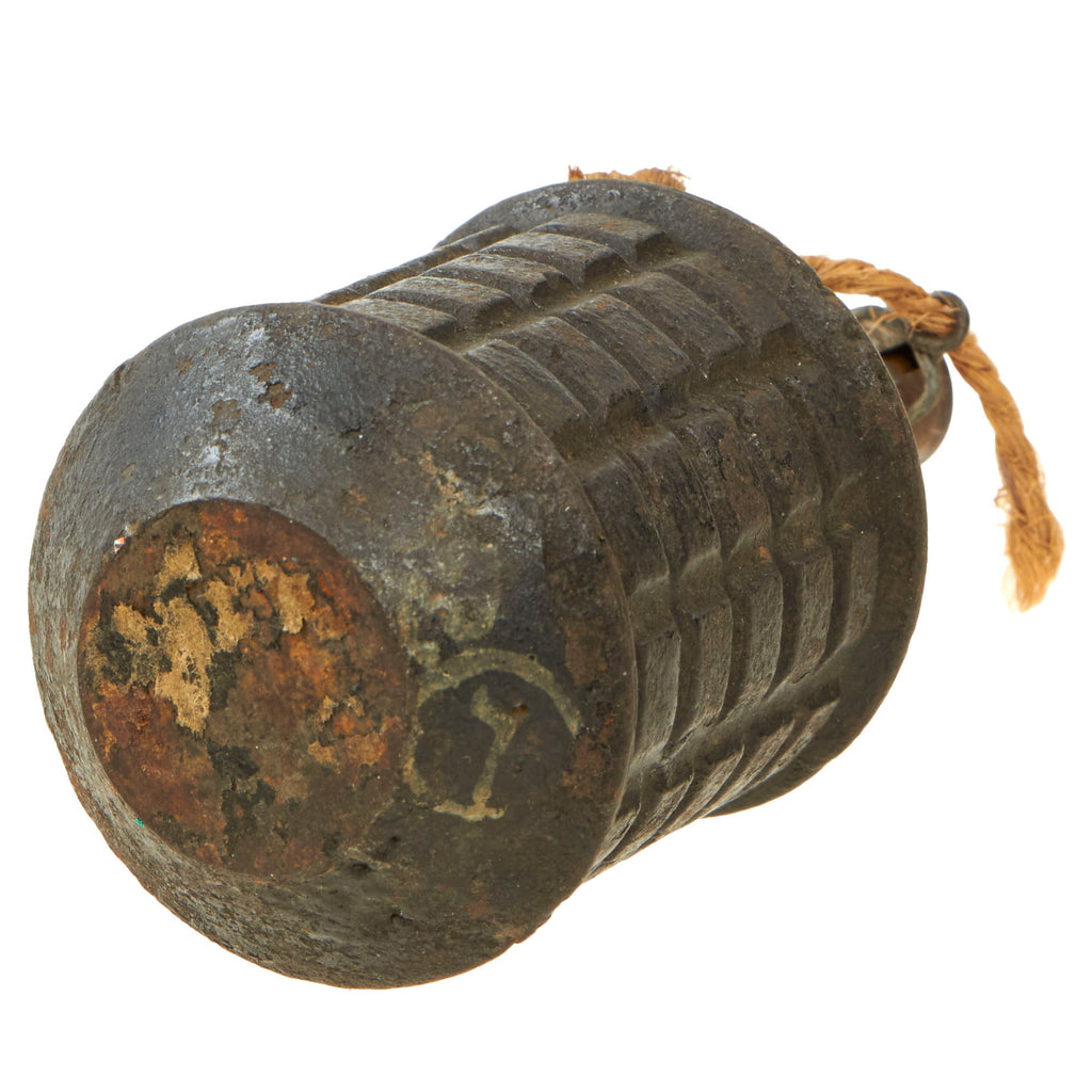 Original Japanese WWII 1940 Dated Type 97 Inert Fragmentation Hand Gre ...