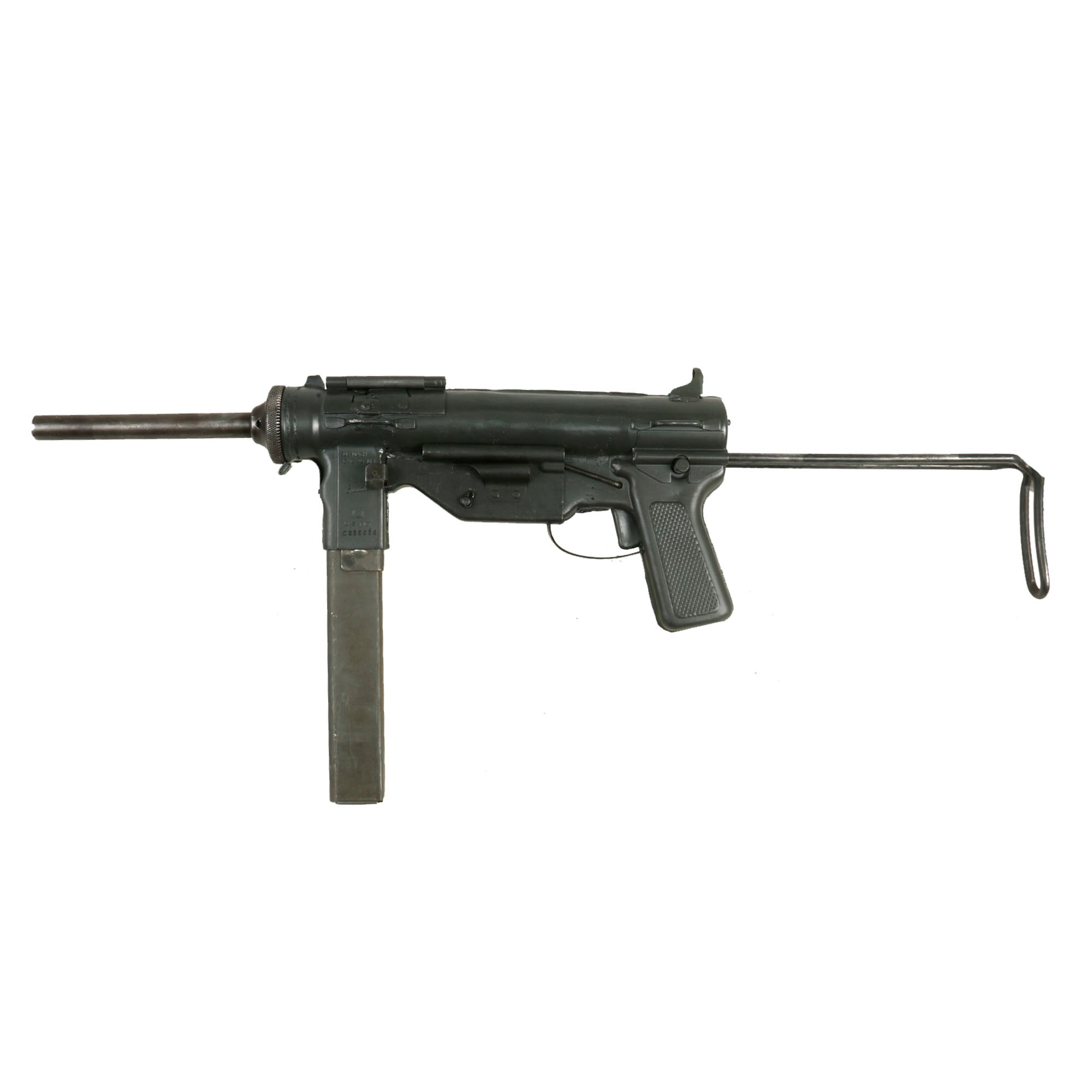 Original U.S. WWII M3 Grease Gun Display SMG by Guide Lamp Co. with Ma ...