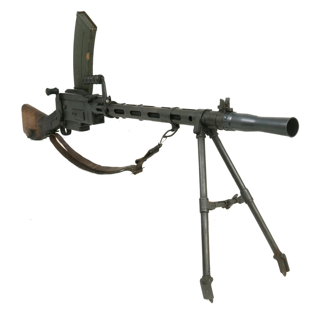 Original WWII Danish Madsen Display Light Machine Gun with Magazine ...