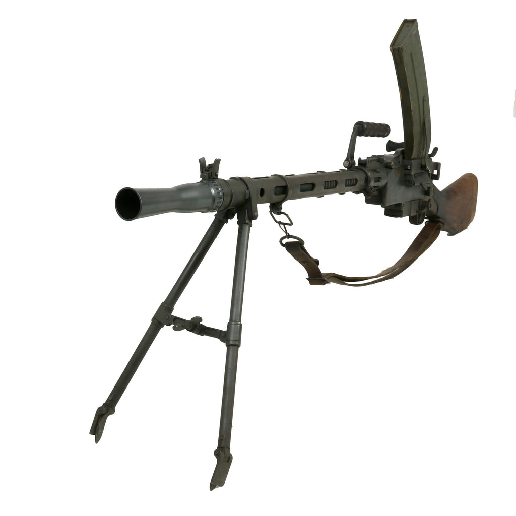 Original WWII Danish Madsen Display Light Machine Gun with Magazine ...