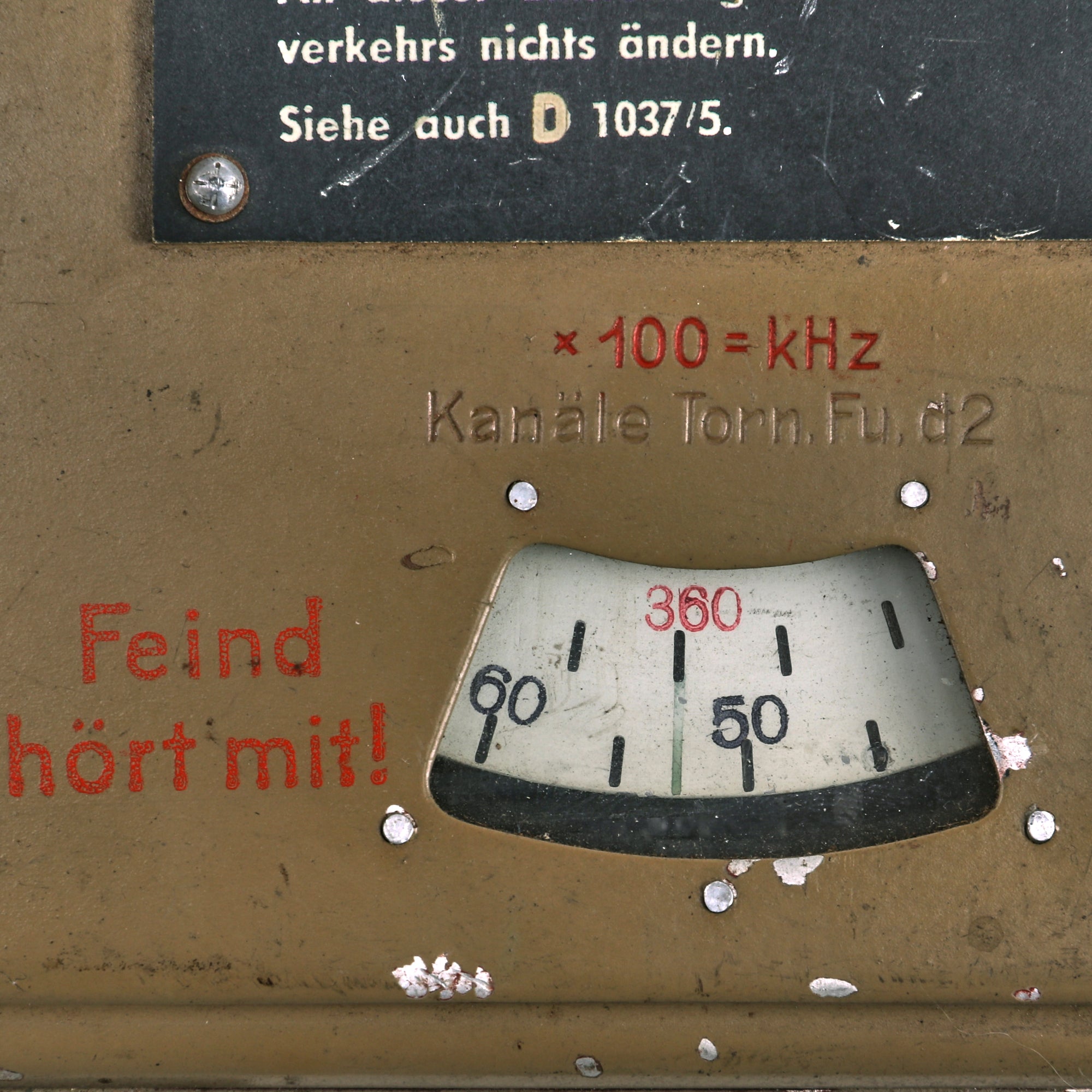 Original German WWII Kleinfunksprecher d - "Dorette" Radio Transceiver ...
