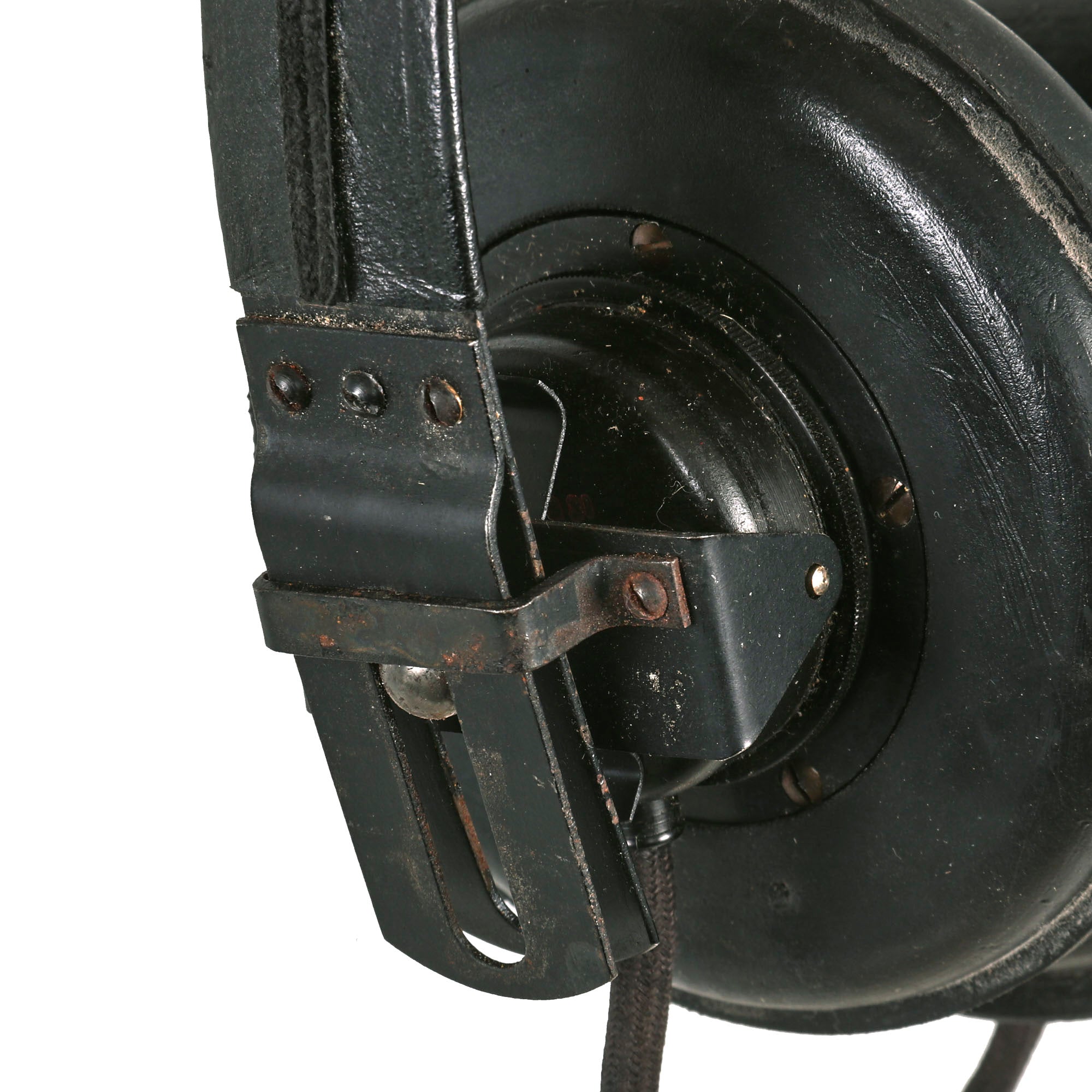 Original German WWII Panzer Armored Vehicle Model B Headset with Throa ...