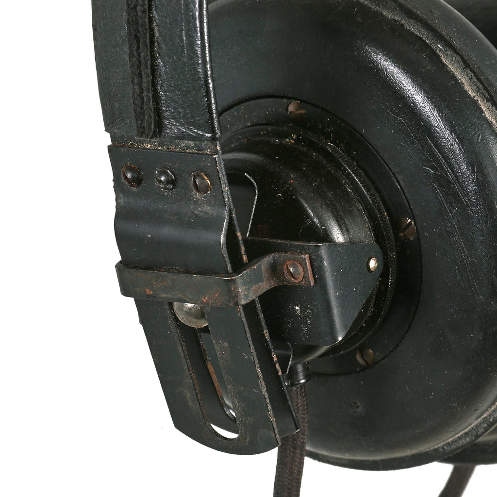 Original German WWII Panzer Armored Vehicle Model B Headset with Throa ...