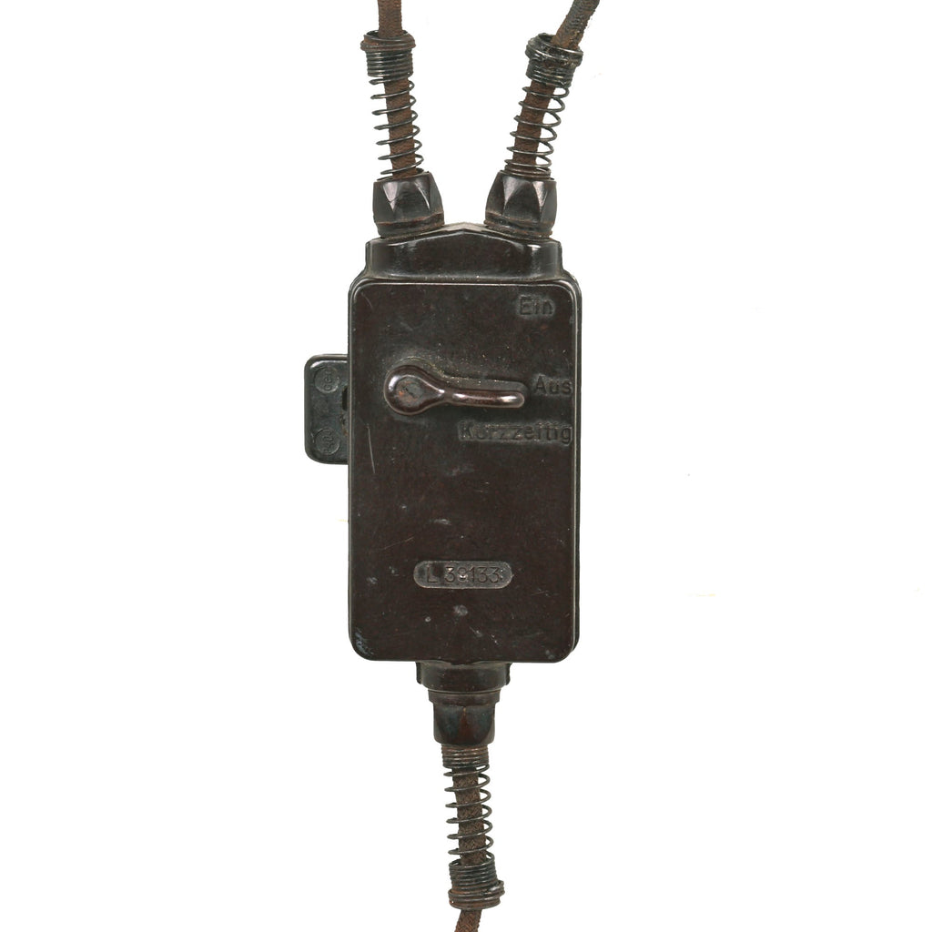 Original German WWII Panzer Armored Vehicle Model B Headset with Throa ...